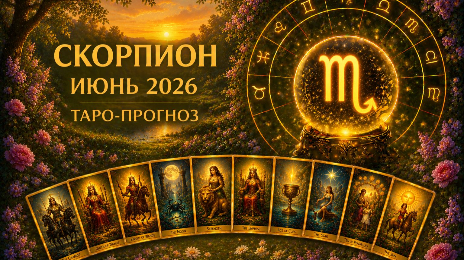 Скорпион ♏ Таро прогноз на июнь 2026 года