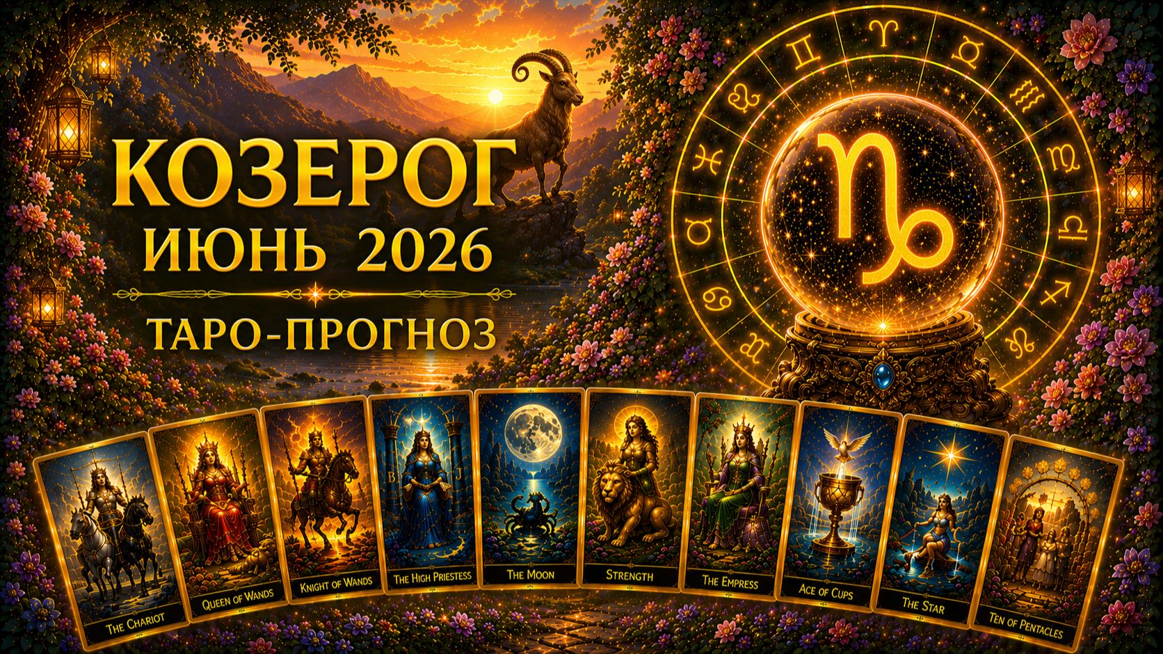 Козерог ♑ Таро прогноз на июнь 2026 года