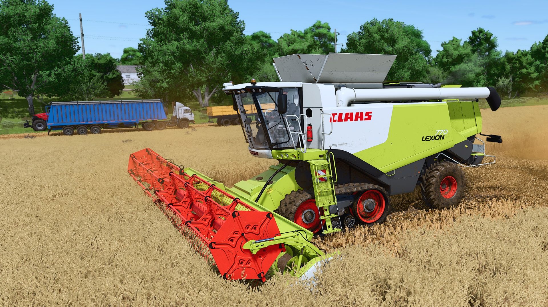 Farming Simulator 25 Журавлёво. Уборка пшеницы Claas Lexion 770 TT