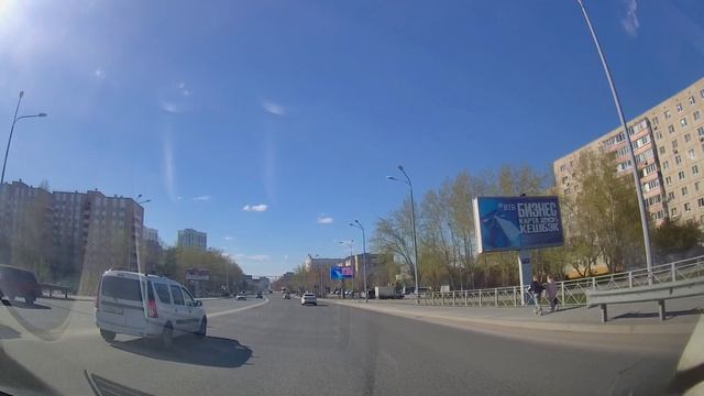 Поездка из посёлка Боровский в Тюмень на Киевскую