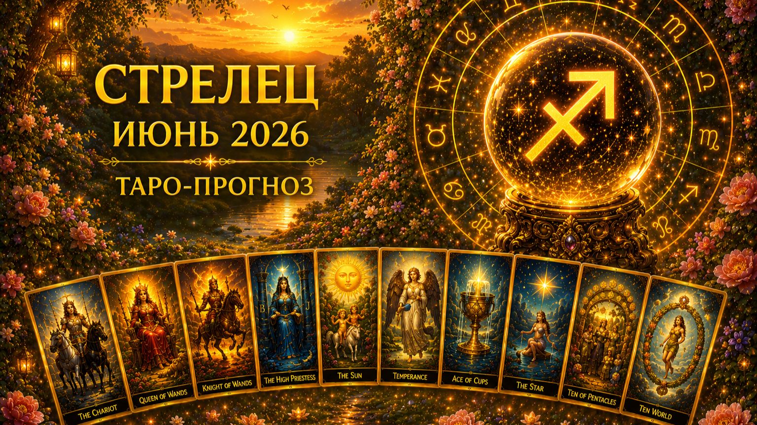 Стрелец ♐ Таро прогноз на июнь 2026 года