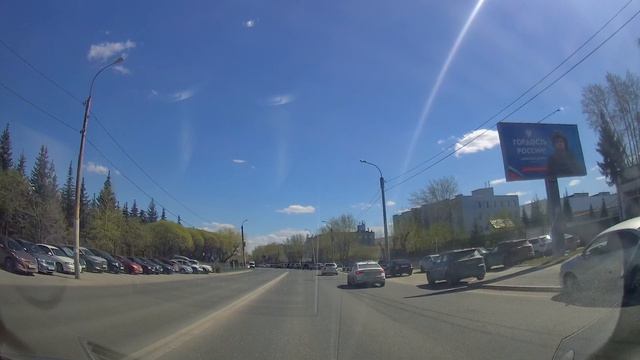 🚗 Из Тюмени в Боровский: Полная дорога через весь город (Киевская → Ялуторовский тракт)