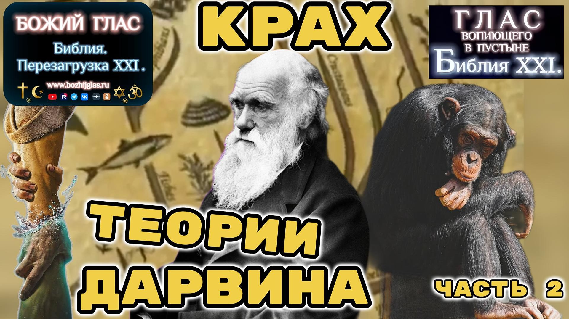 КРАХ ТЕОРИИ ДАРВИНА ЧАСТЬ 2