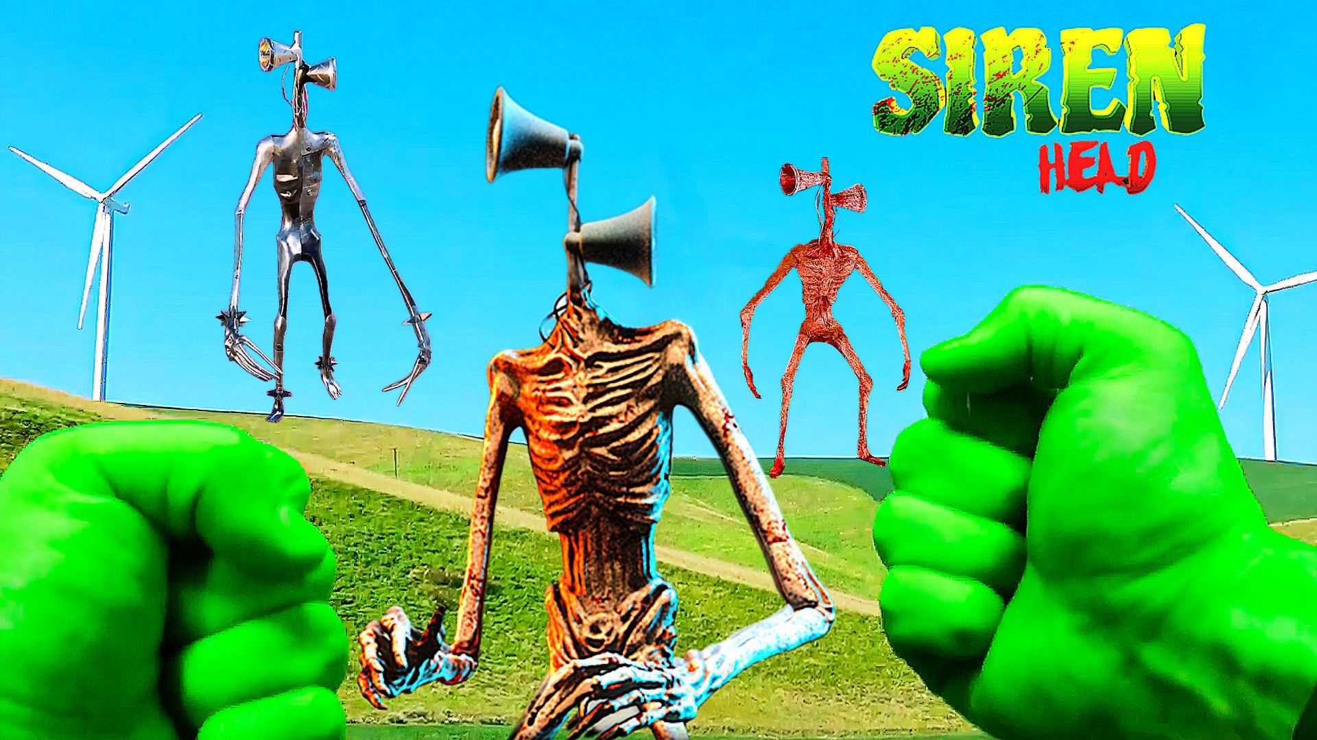 📢 СИРЕНОГОЛОВЫЙ 📢 ВСЕ ВИДЫ против ХАЛКА. Кто круче? SIREN HEAD vs HULK.