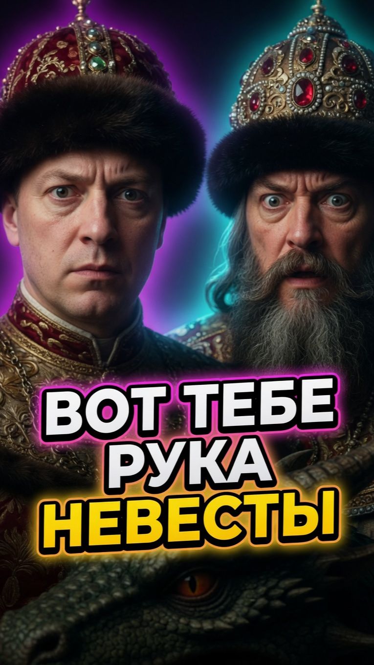 Вот тебе голова Змея Горыныча… А вот тебе рука невесты 😂