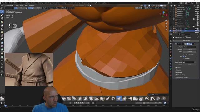 18. Making the belt