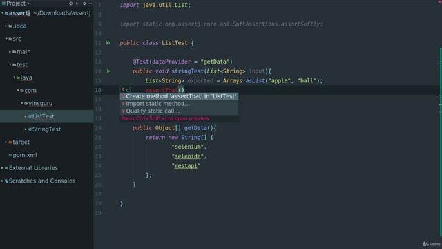 7. List Assertion