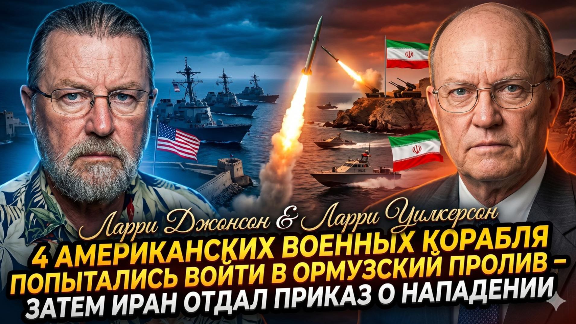 💥Джонсон и Уилкерсон | Битва за Ормуз: эсминцы США вошли в пролив и Иран нанёс удар!