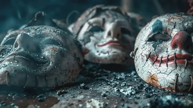 Видео и музыка сгенерированное нейросетью