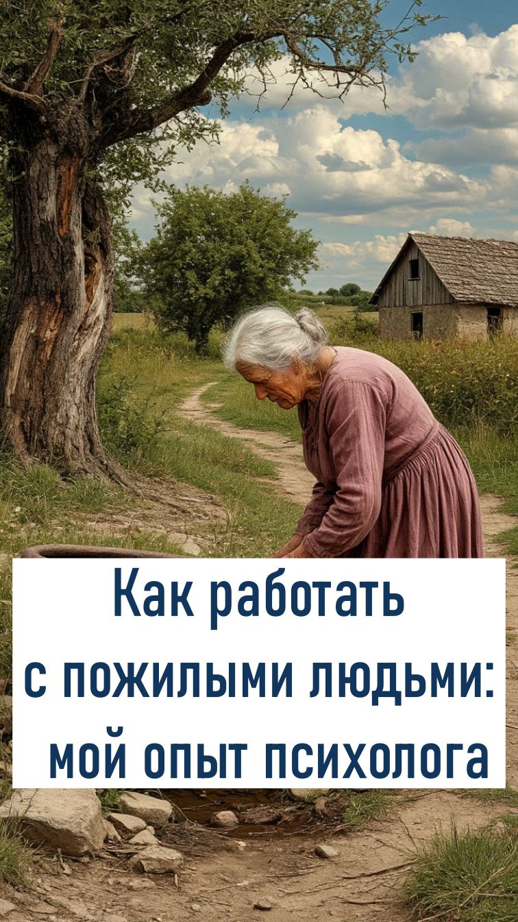 Как работать с пожилыми людьми: мой опыт психолога