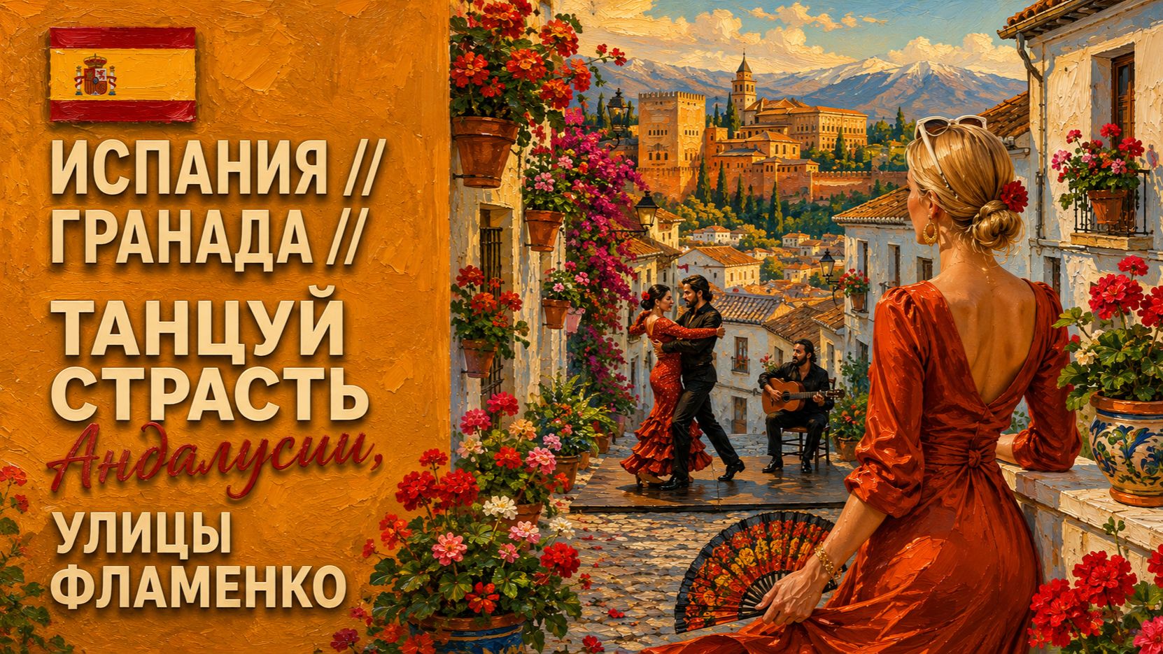 🇪🇸 Испания // Гранада // Настоящая Испания, где каждый шаг — это танец, а воздух — страсть 4K