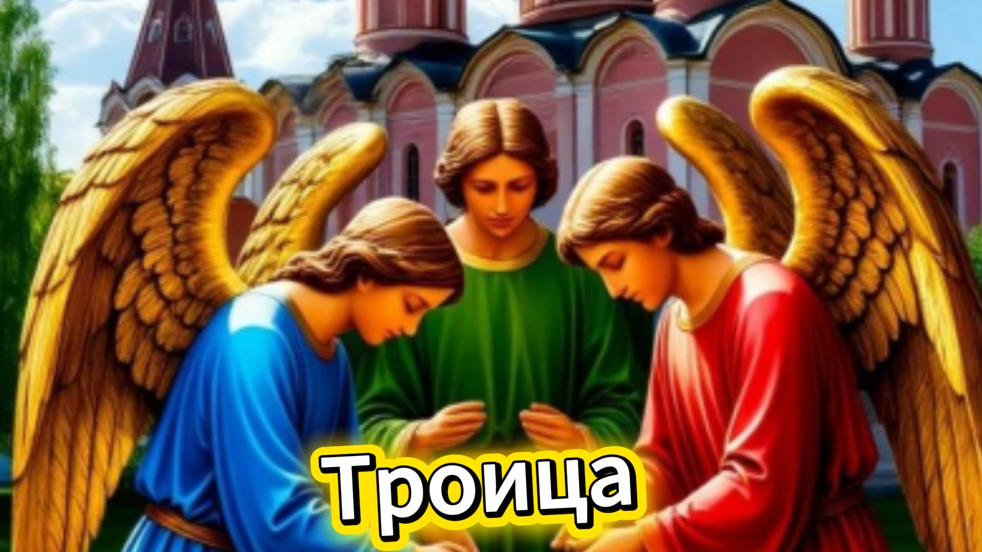 Святая Троица  – красивая музыкальная открытка. Скачайте и отправьте близким