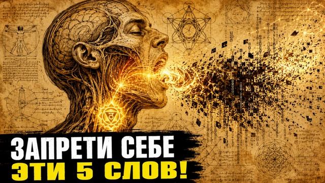 СЛОВА, КОТОРЫЕ РАЗРУШАЮТ ТВОЮ ЖИЗНЬ: немедленно запрети себе их произносить!