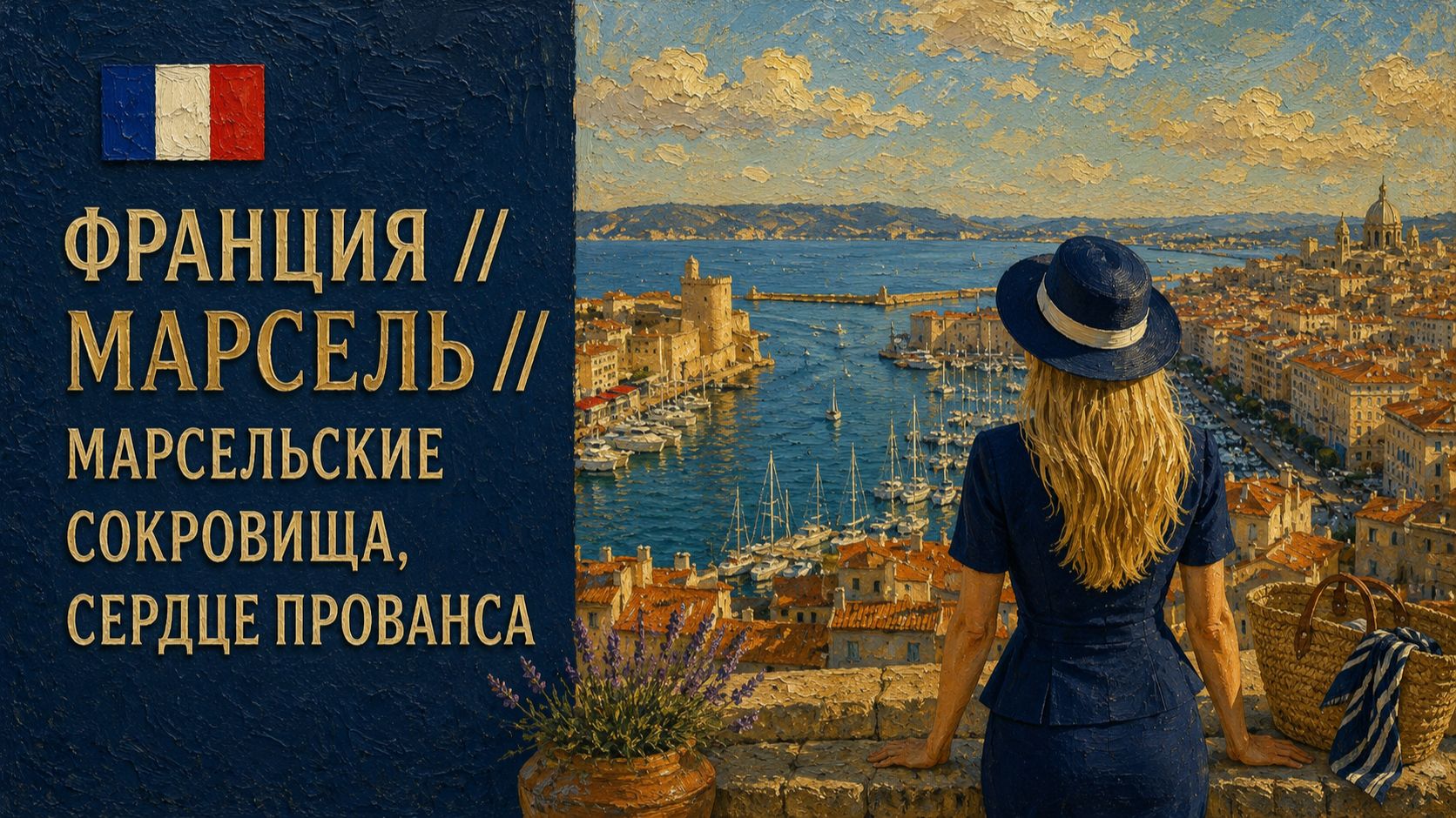 🇫🇷 Франция // Марсель // Прогулка по самому колоритному городу юга // Старый порт и Нотр-Дам 4K