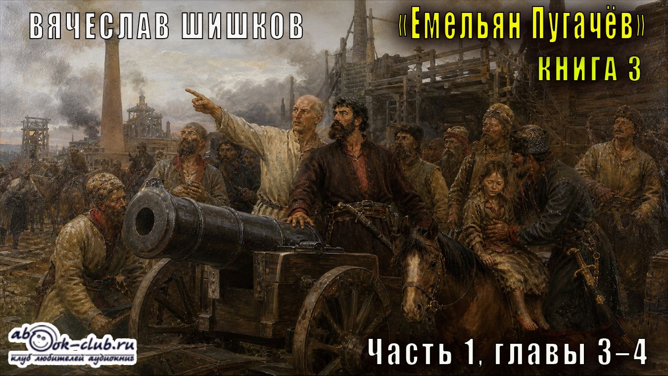 Вячеслав Шишков "Емельян Пугачёв" книга 3, Часть 1, главы 3–4