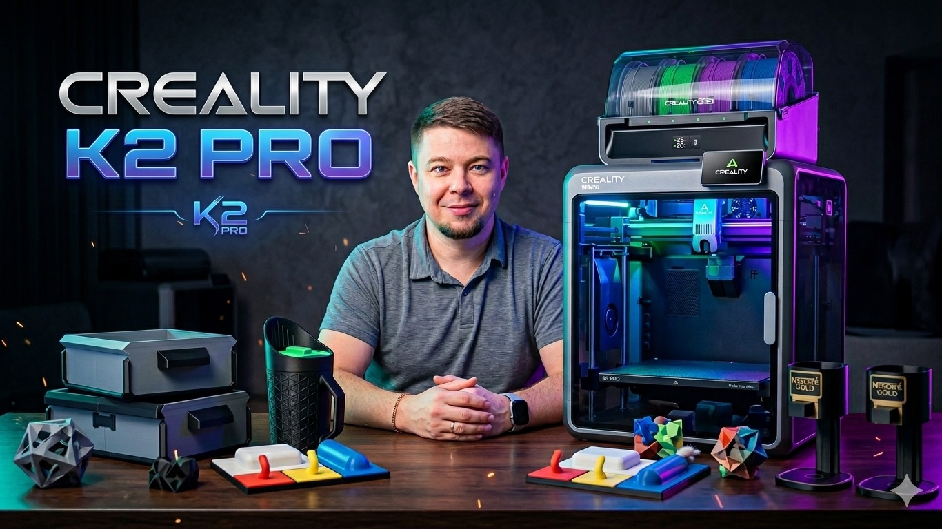 5 ПОЛЕЗНЫХ ВЕЩЕЙ напечатанных на 3D принтере CREALITY K2 PRO