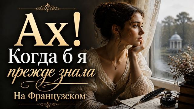РОМАНТИК - «Ах! Когда б я прежде знала» (Французский)