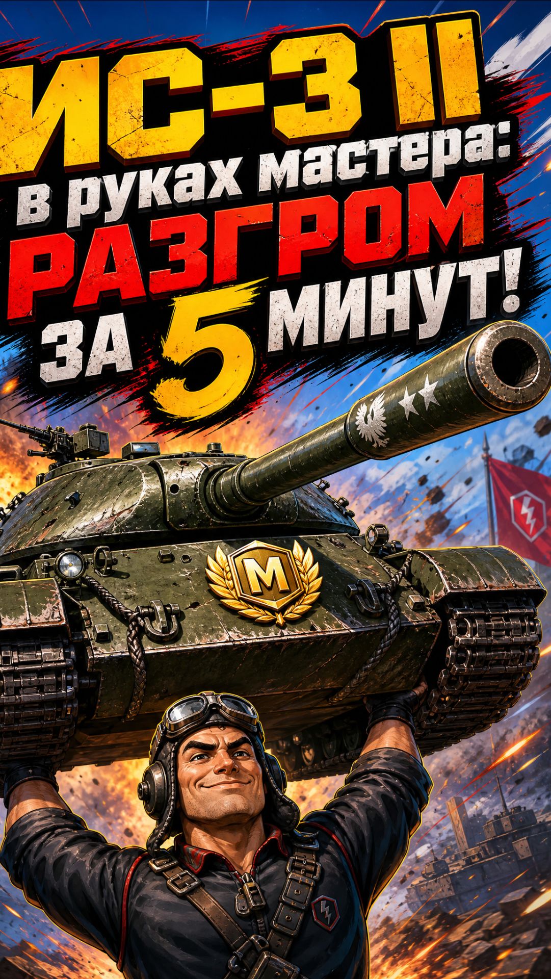 ИС‑3 II в руках мастера: разгром за 5 минут! #tanks #tanksblitz #lesta