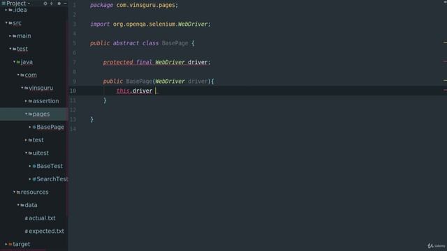 16. Base Page - Implementation