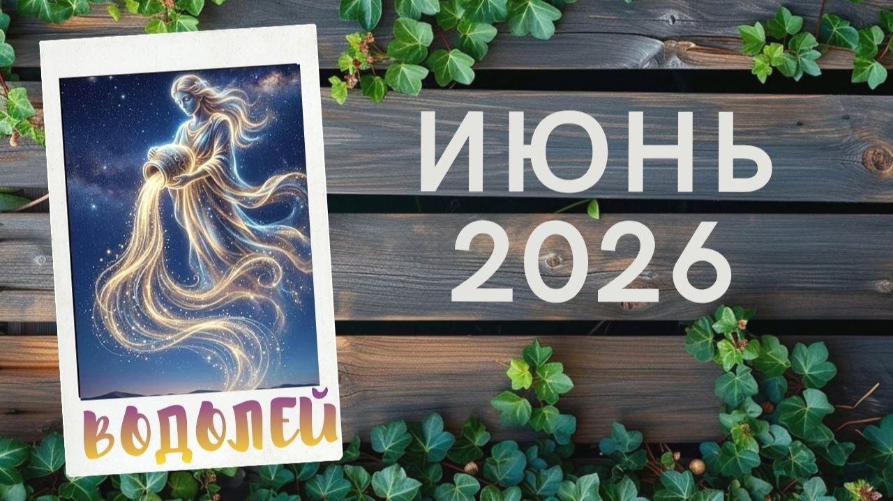 ВОДОЛЕЙ ♒ИЮНЬ 2026🔥