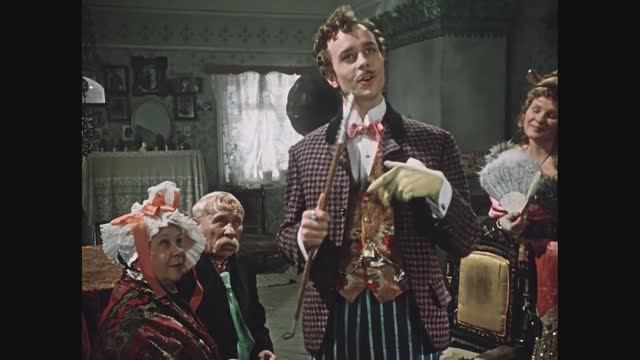 Фимка дура! Фрагменты из фильма "За двумя зайцами". 1961 г.
