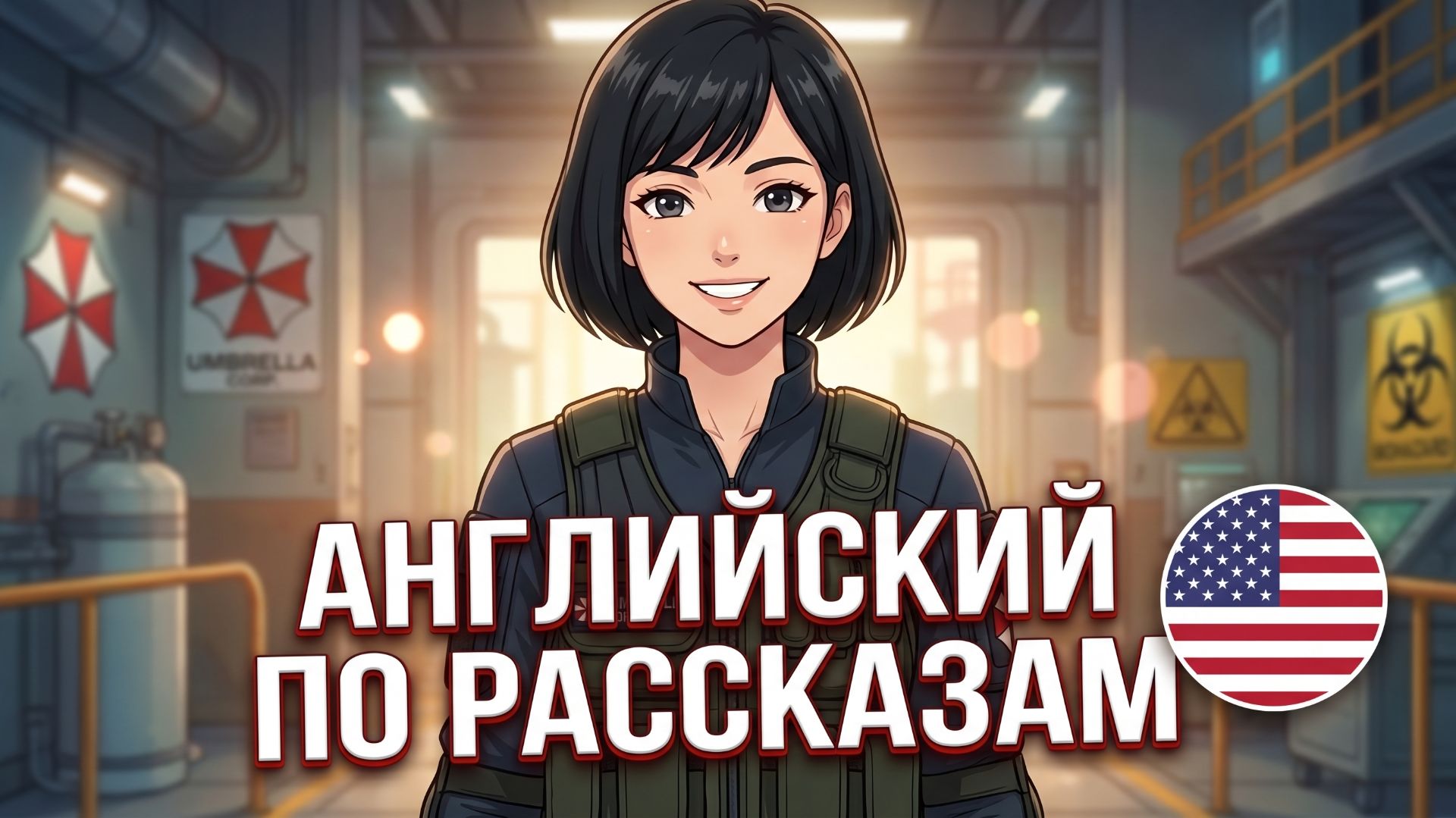 СЛУШАЕМ рассказ для начинающих (A1-A2): Секретная база (Обитель зла) | Английский на слух 🎧
