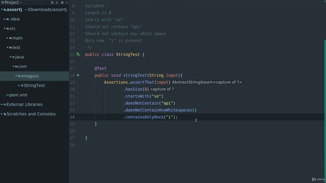 4. String Assertion