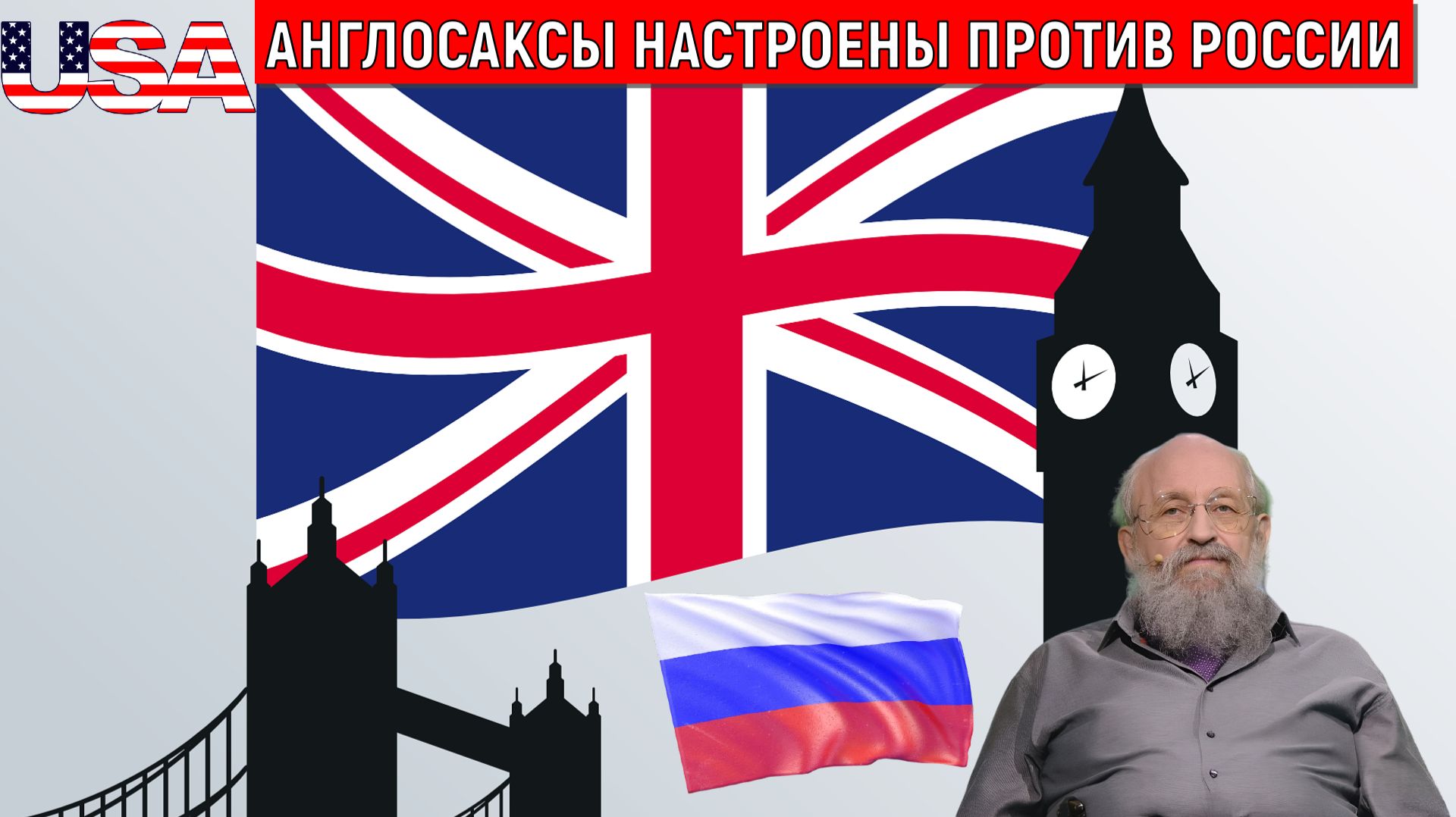 Англосаксы Великобритания настроены против России. Проблемы не решенные веками. Анатолий Вассерман