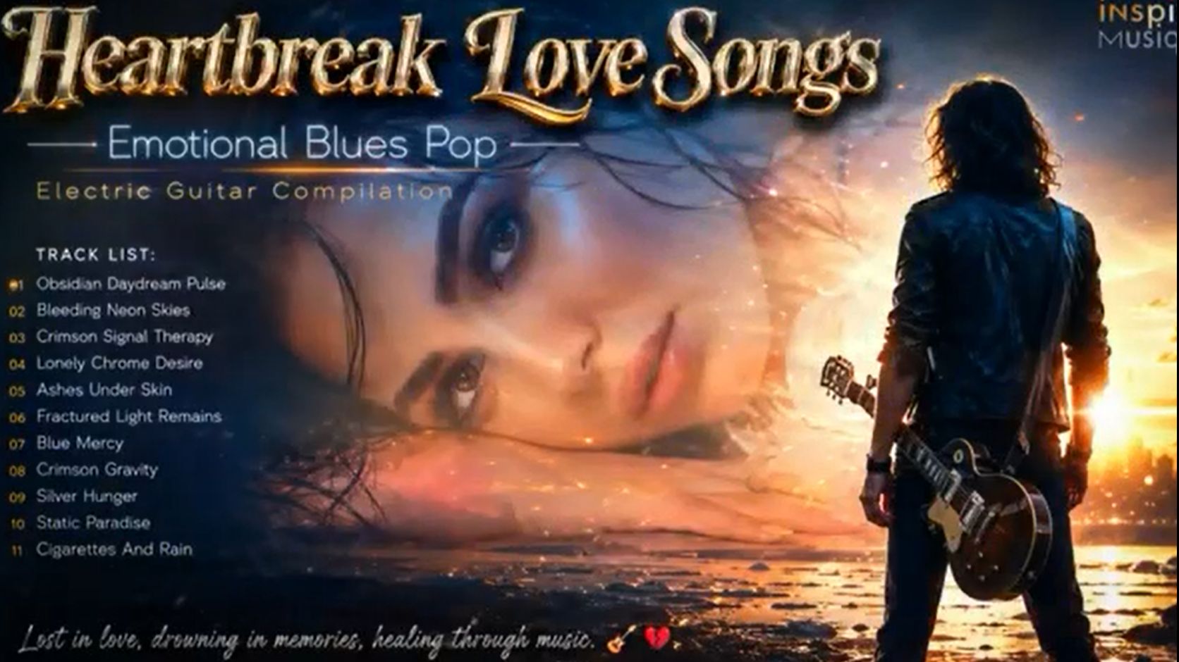 Heartbreak Love Songs 💔 _ Emotional Blues Pop _ Electric Guitar Compilation 2022