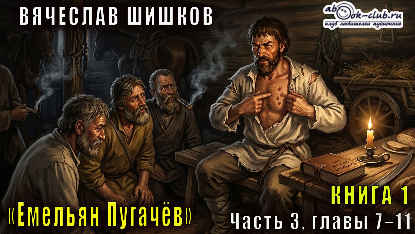Вячеслав Шишков "Емельян Пугачёв" книга 1 Часть 3, главы 7–11