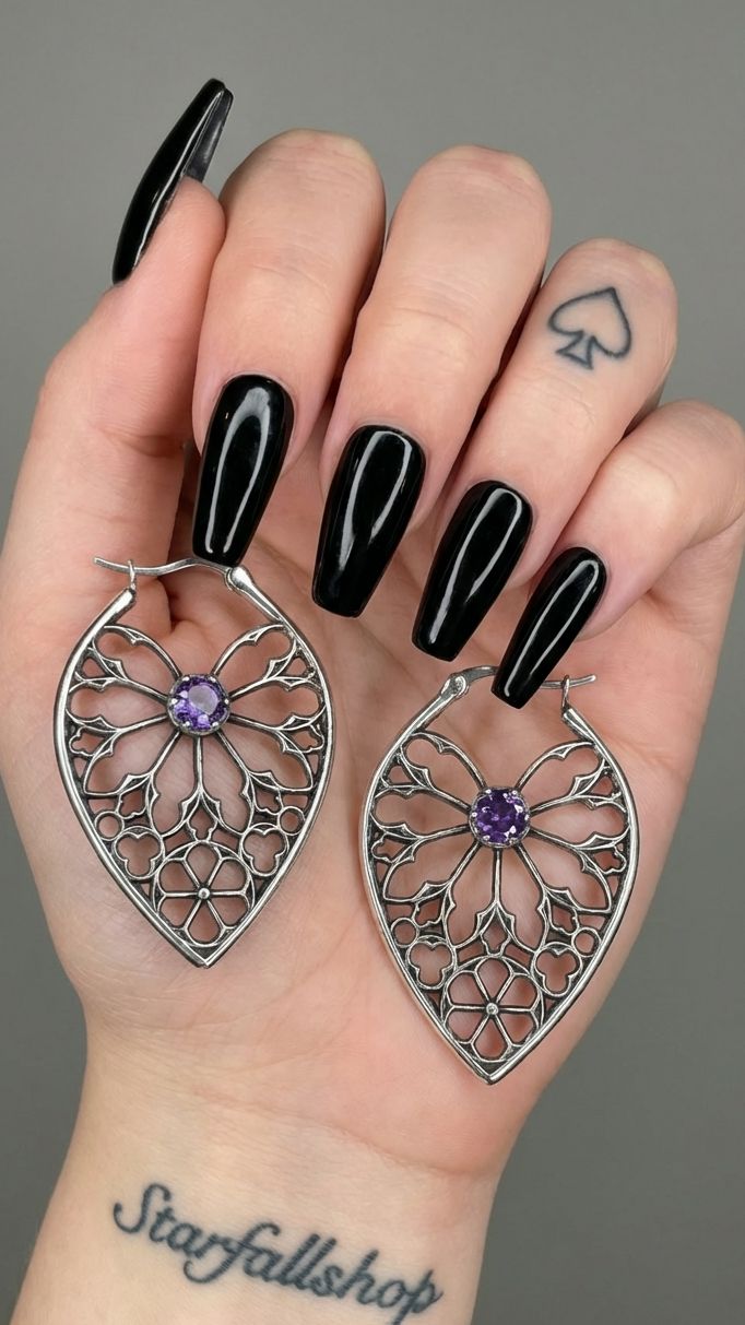 Дизайнерские серьги "Закованные души" от StarfallShop