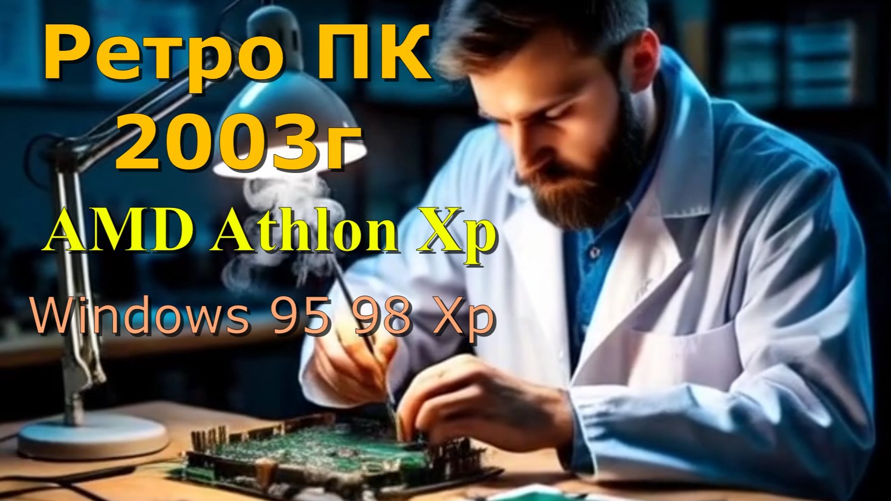 Сборка ретро ПК 2003г на базе Athlon Xp