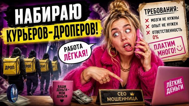 Мошенница ищет КУРЪЕРОВ!Телефонные аферисты