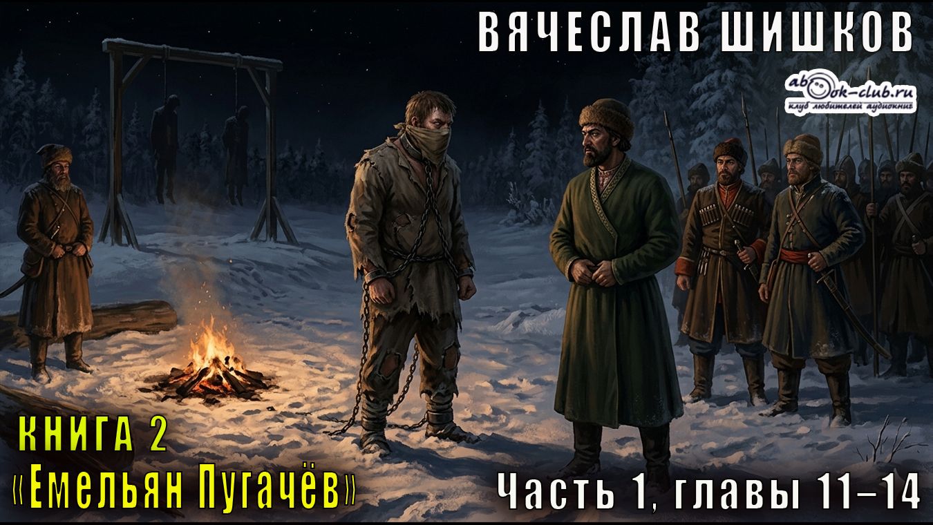 Вячеслав Шишков "Емельян Пугачёв" книга 2, Часть 1, главы 11–14