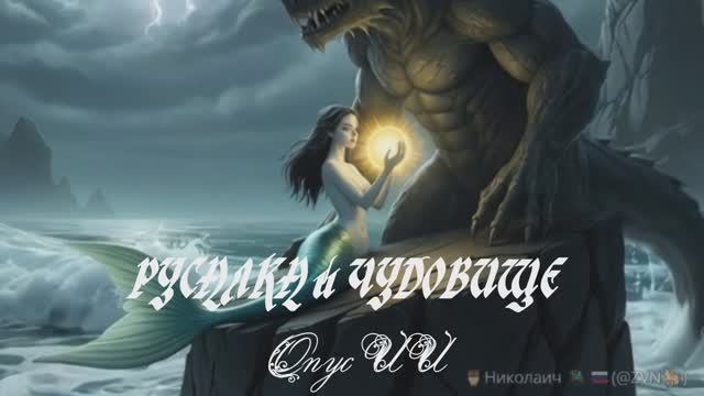 Русалка и Чудовище (Ремикс  на клип от 23.10.2025 г. Опус ИИ)