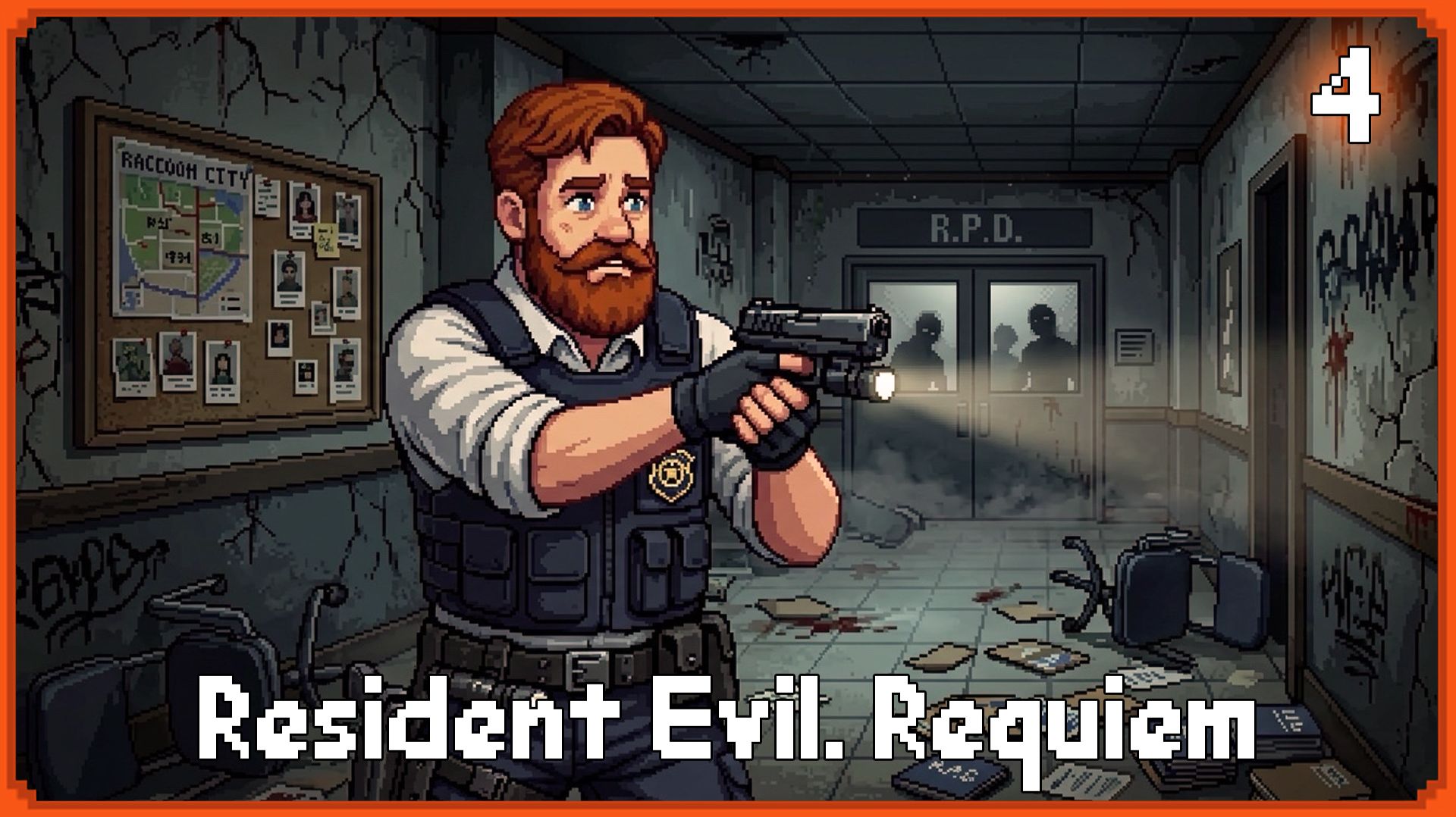 Resident Evil Requiem #4 | Исследуем полицейский участок Раккун-Сити — секреты и