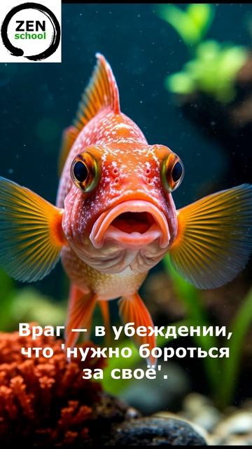 Почему рыбки не дерутся за территорию? Дзен и гармония