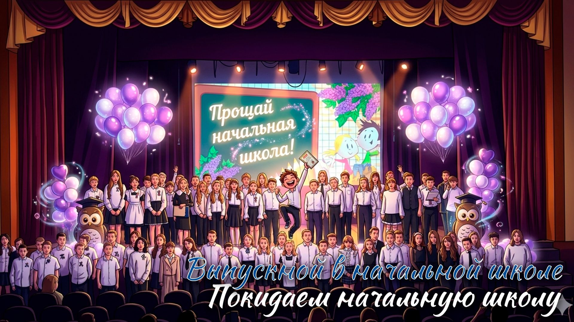 🎉 Выпускной 2026. Начальная школа. Покидаем начальную школу