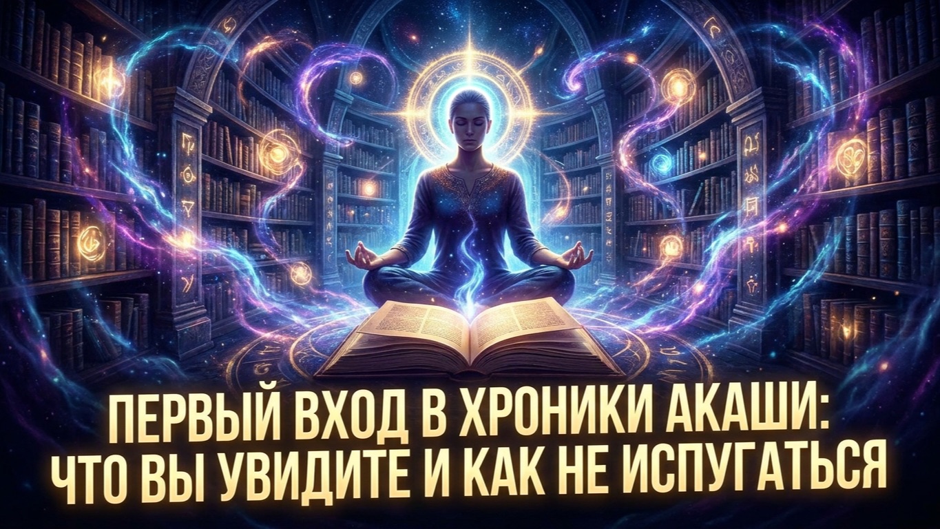 Первый вход в Хроники Акаши: что ты увидишь и как не испугаться