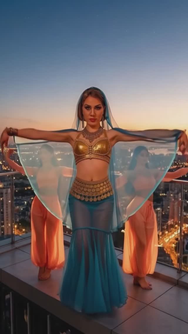 ":✨ 1001 ночь в Тюмени: Восточный танец среди новостроек✨ "