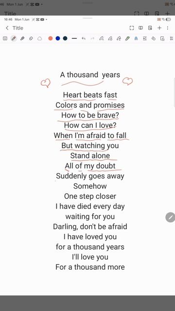 Английский язык. Учим через песню a thousand years