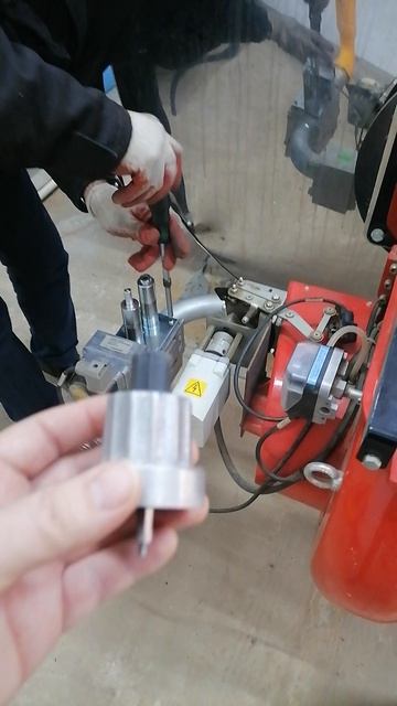 Гидротормоз газового клапана горелки