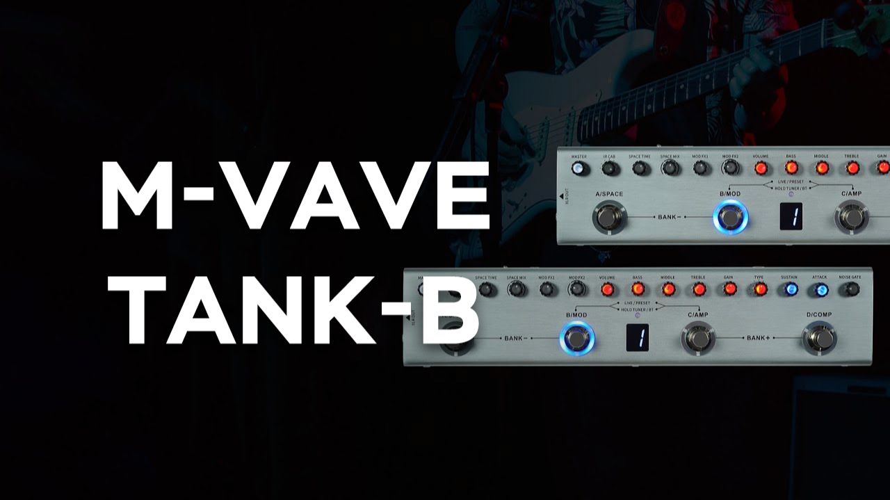 M-VAVE TANK-B — Басовый комбинированный педальный процессор