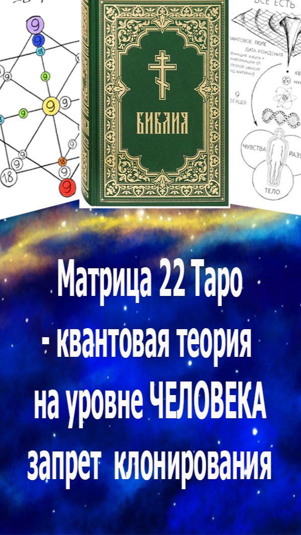 Матрица судьбы по 22 Таро - квантовая теория на уровне человека, запрет клонирования. #таро#жизнь#