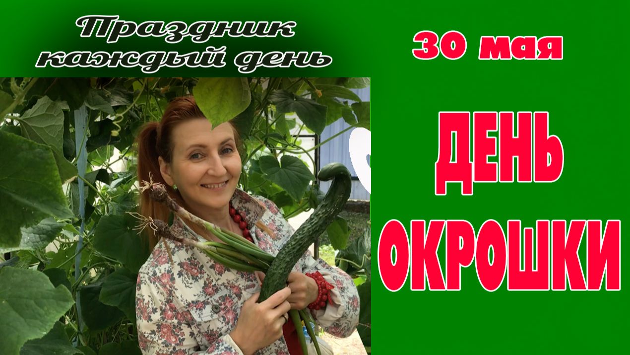 30 мая День окрошки
