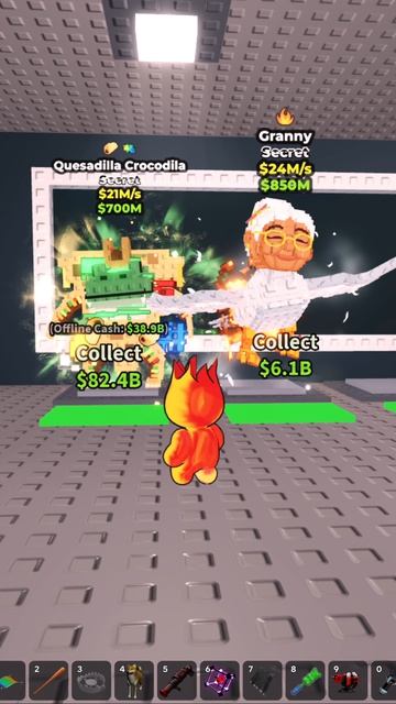 Granny And Quesadilla Crocodila 🥵🤯 Steal a Brainrot Roblox
