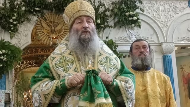 Проповедь владыки Гурия в день Пятидесятницы