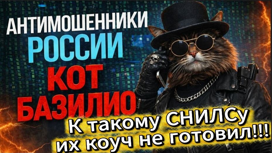 КОТ БАЗИЛИО / ИХ НАЧАЛО ЛОМАТЬ / МОШЕННИКИ ЗВОНЯТ ПО ТЕЛЕФОНУ