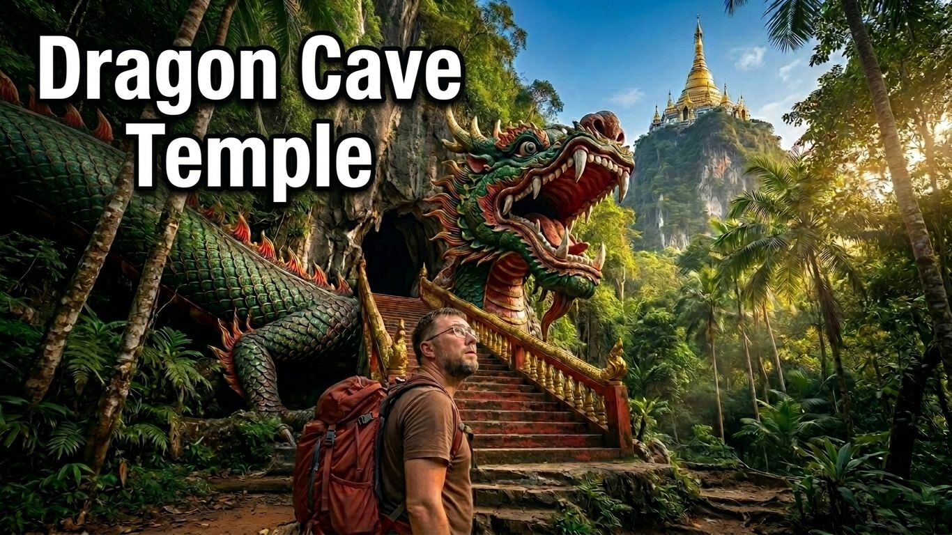 🐉 Проглоченные ДРАКОНОМ! Легенды и таины Храма Пещеры Дракона в Канчанабури (Wat Ban Tham)