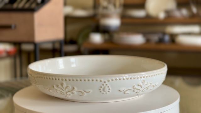 Тарелка глубокая 23,5 см, 1,3 л, Lace LAC-SLB-235